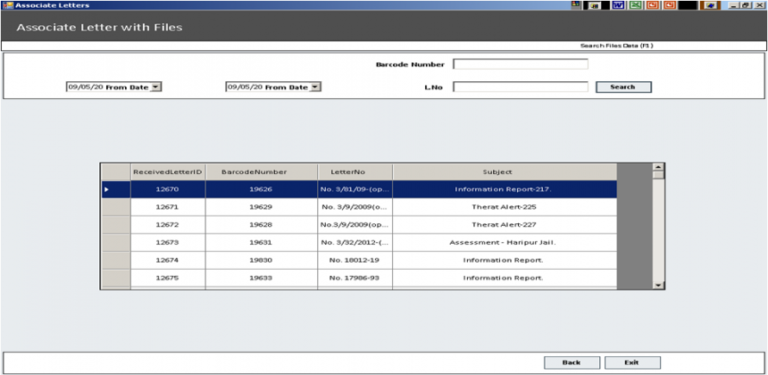 File Tracking System - National Software Developers